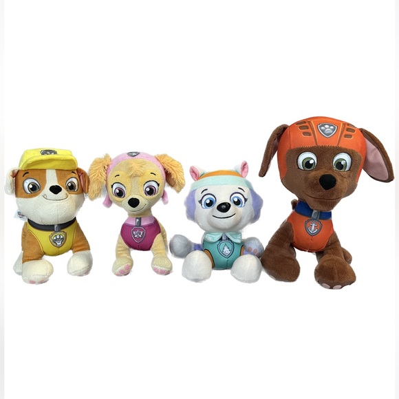 Paw Patrol | Toys | Paw Patrol Toy Plush Stuffy Set Rubble Skye Everest ...